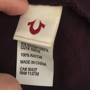 True Religion | Tops | True Religion Plum Button Down With Pearl Snaps ...